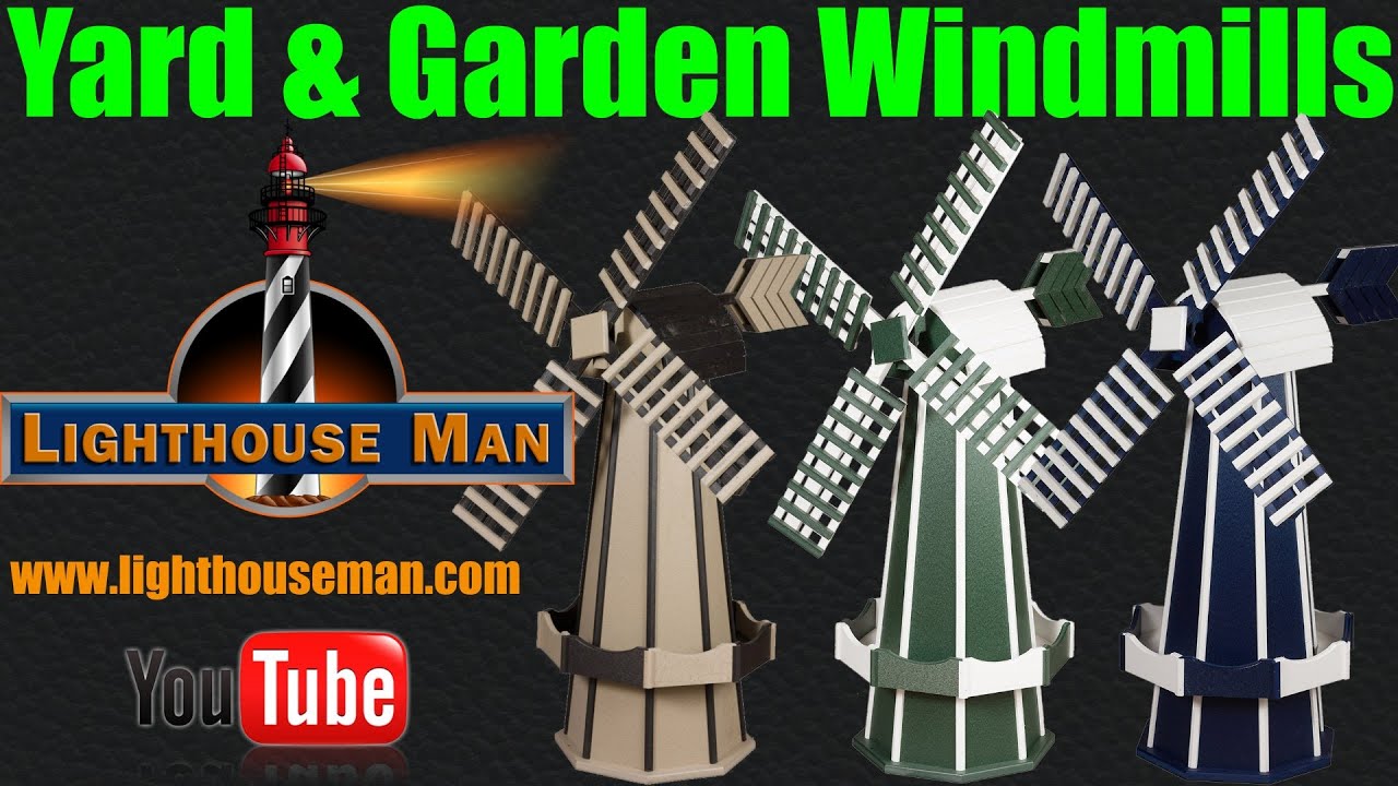 Decorative Ornamental Windmills for your Yard or Garden - YouTube