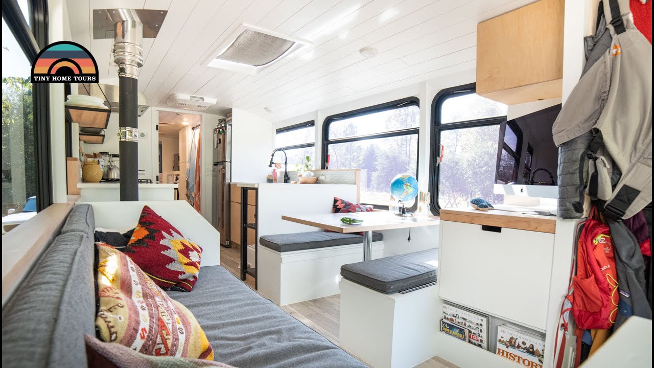 Family Of 5 & Their DIY Bus Conversion - Functional Tiny House Living ...