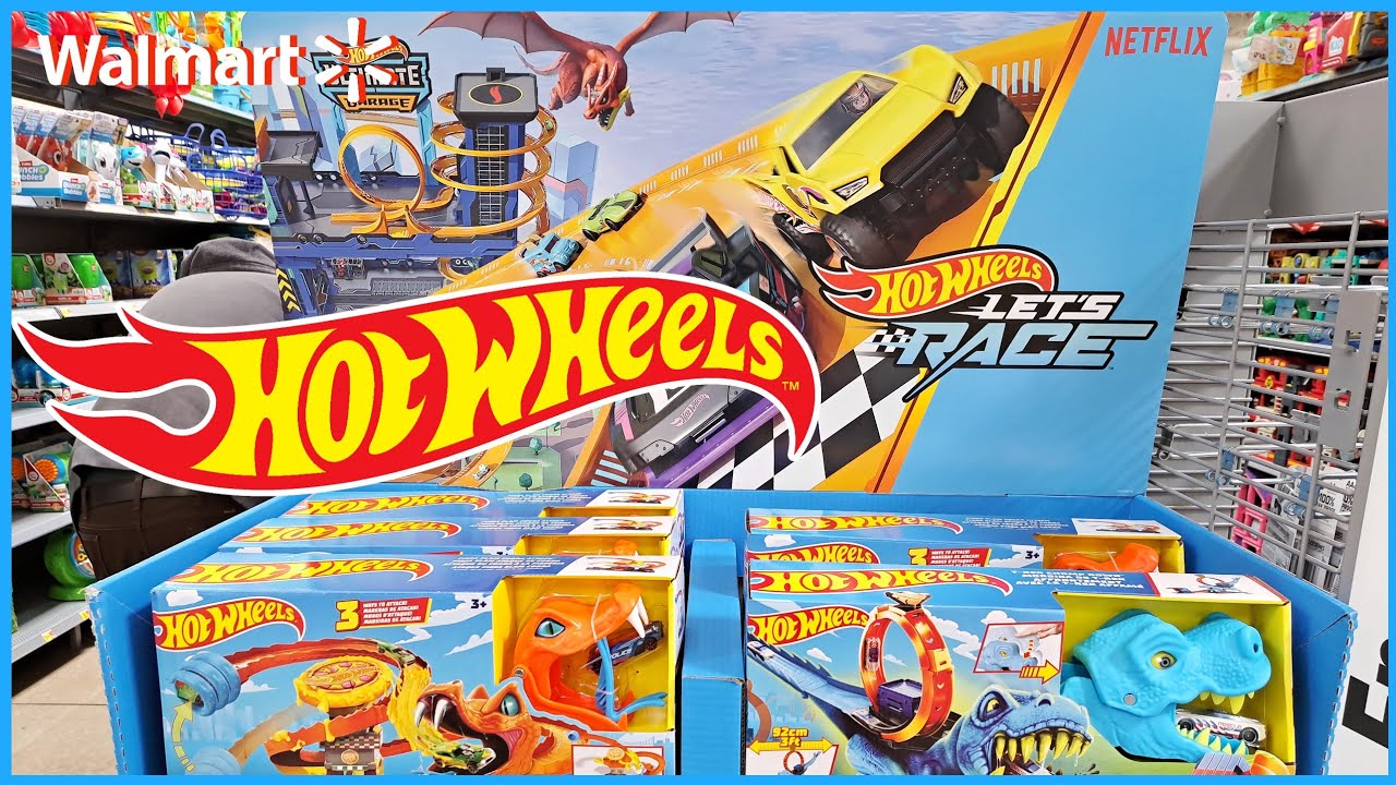 Hot Wheels Let's Race Netflix Series New Toys Zoom Into Walmart - YouTube