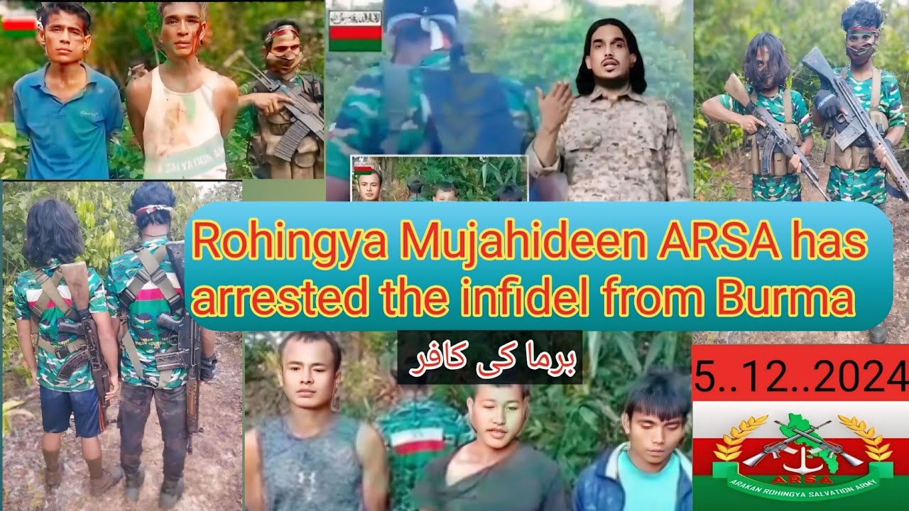 Rohingya Mujahideen have arrested a Burmese infidel @ Rohingya News @ ARSA.. - YouTube