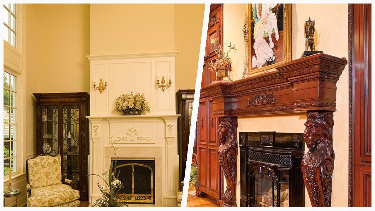 75 Orange Living Space With A Wood Fireplace Surround Design Ideas You ...