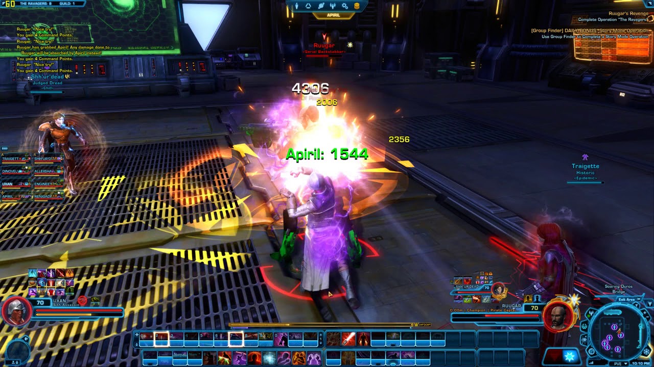 SWTOR - The Ravagers Raid Final Boss, Coratanni - YouTube
