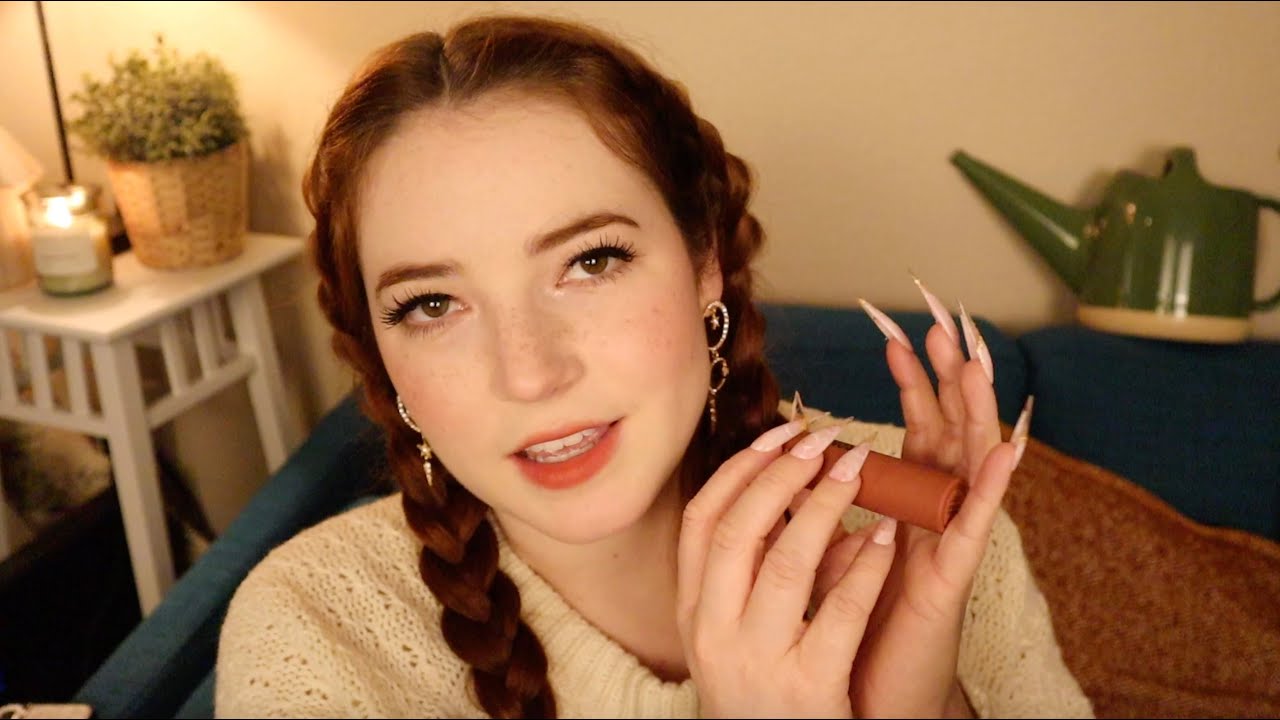 ASMR Tapping & Scratching with Acrylic Nails - YouTube