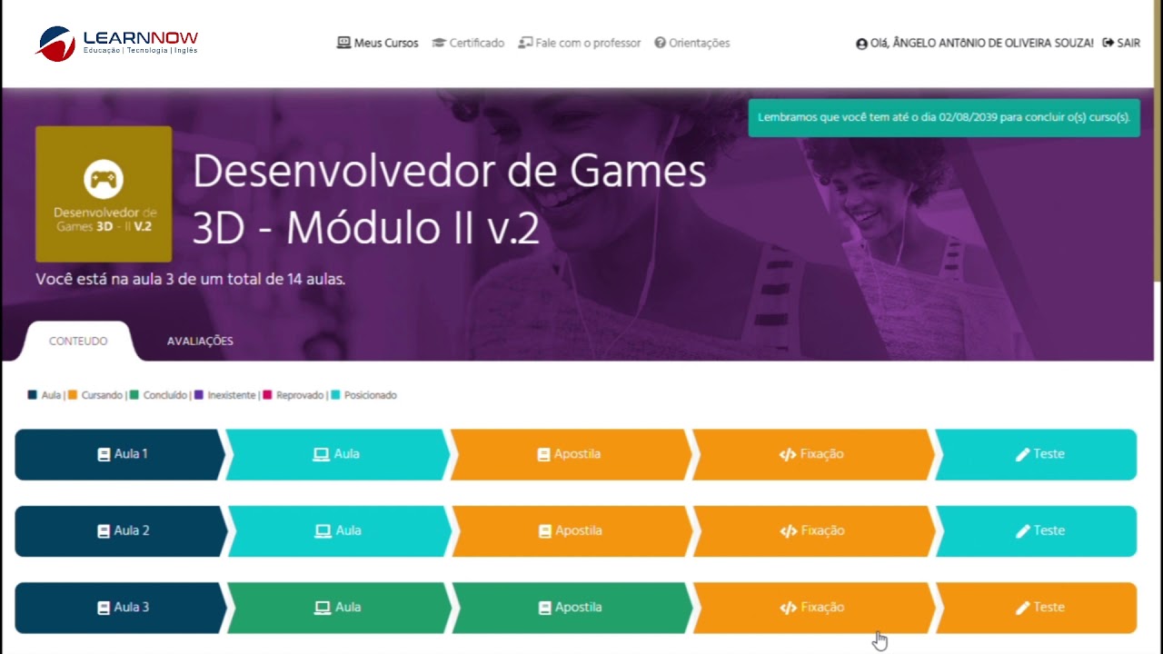 Curso de Desenvolvedor de Games - Learn Now - YouTube
