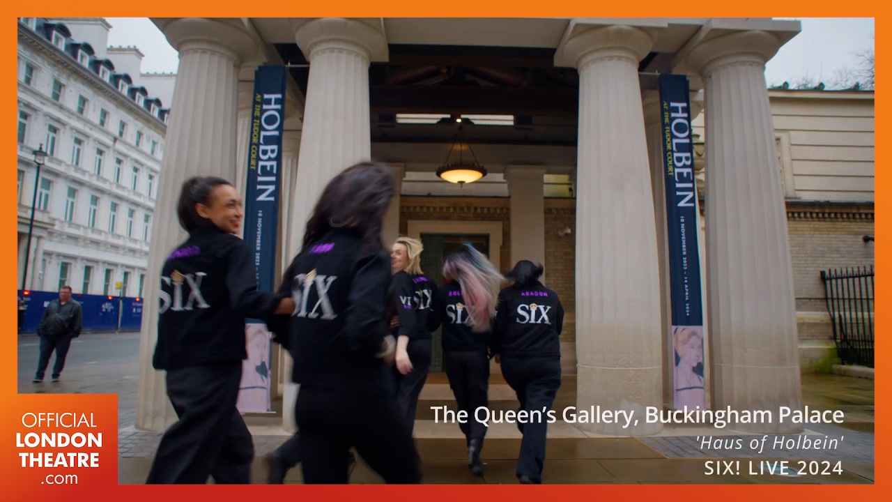 The cast of Six perform Haus Of Holbein live at The Queen's Gallery ...