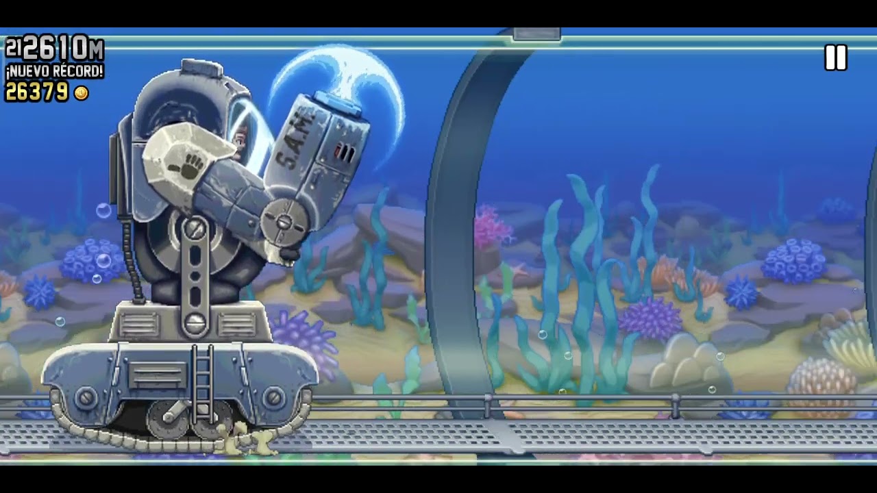 Jetpack Joyride World record distance run + Glitch the running - YouTube