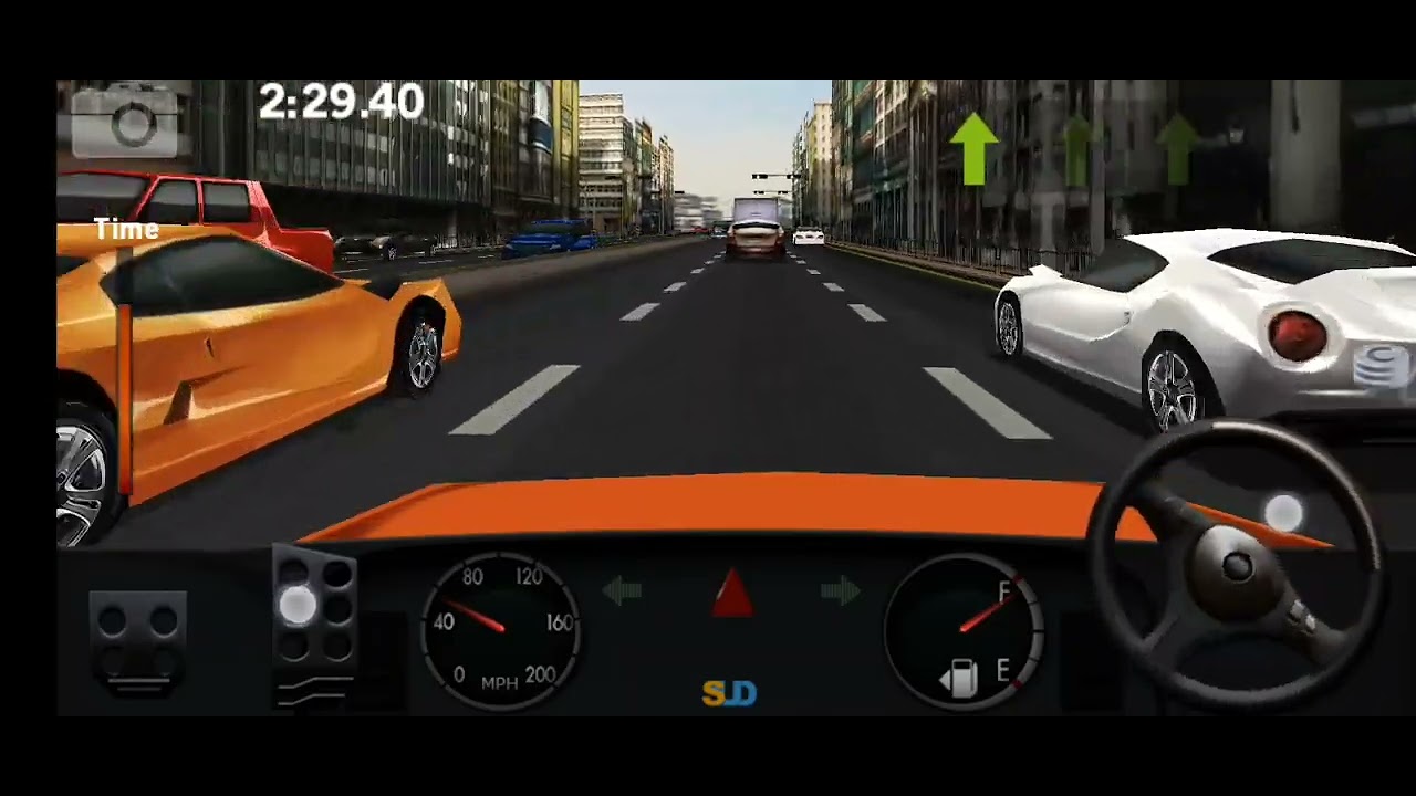 car driving with full race - YouTube