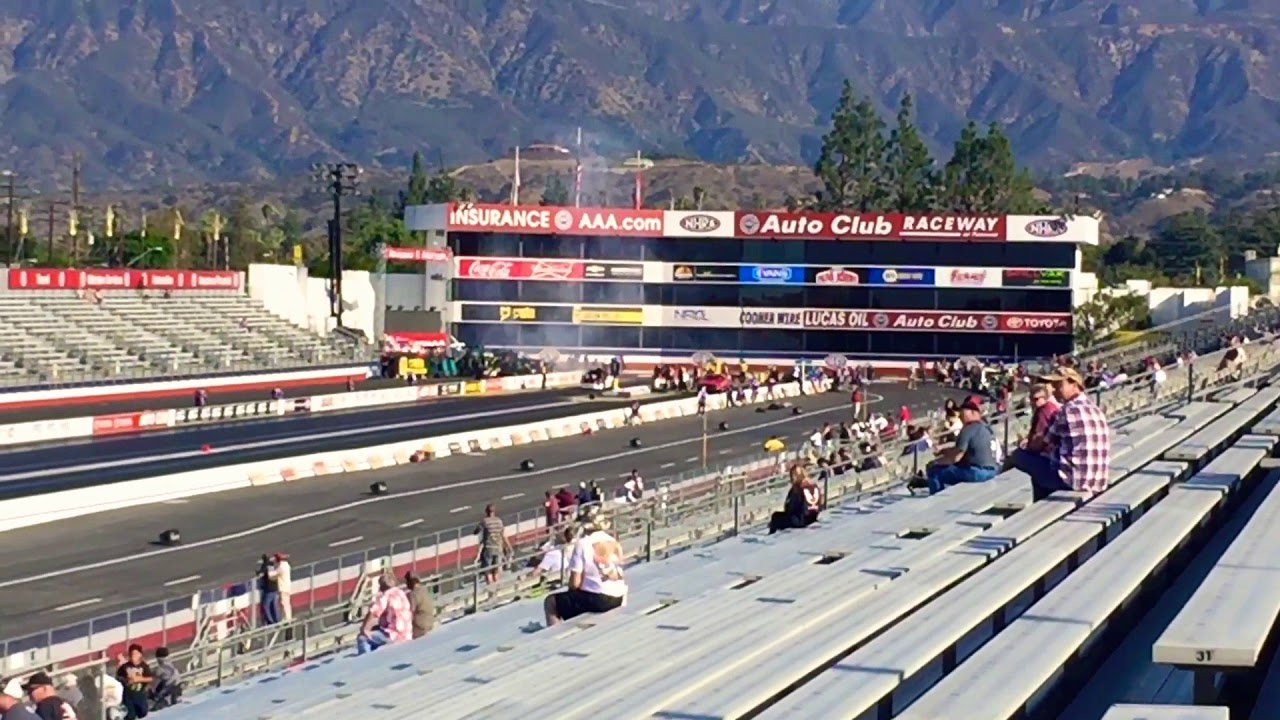 Fred Moreno Super Stock Round One Winner NHRA World Finals - YouTube