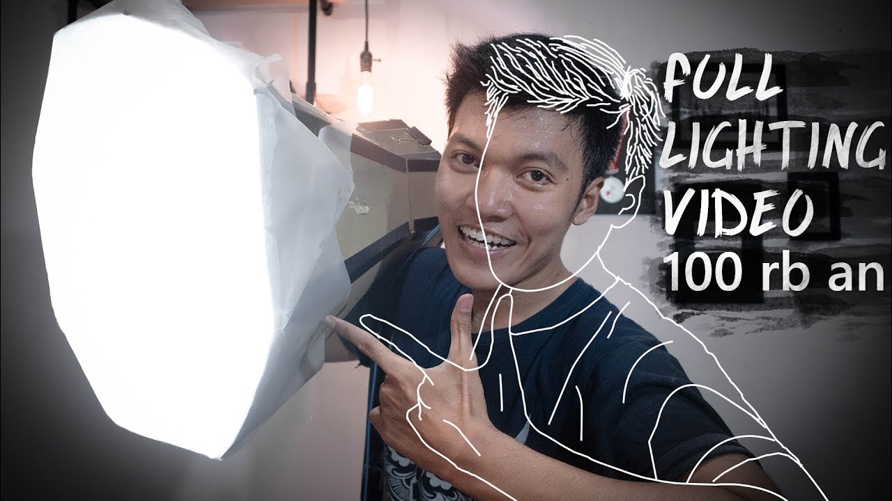 Lighting Setup Untuk Video Youtube dengan BUDGET 100 RIBUAN - YouTube