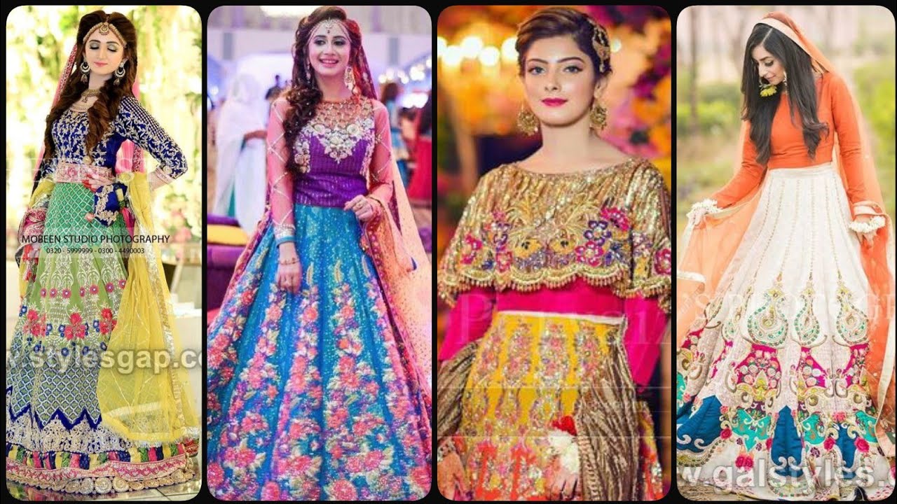 Latest Mehndi Dresses 2020 |Mayun Dresses |Ubtan Dresses |Bridal ...