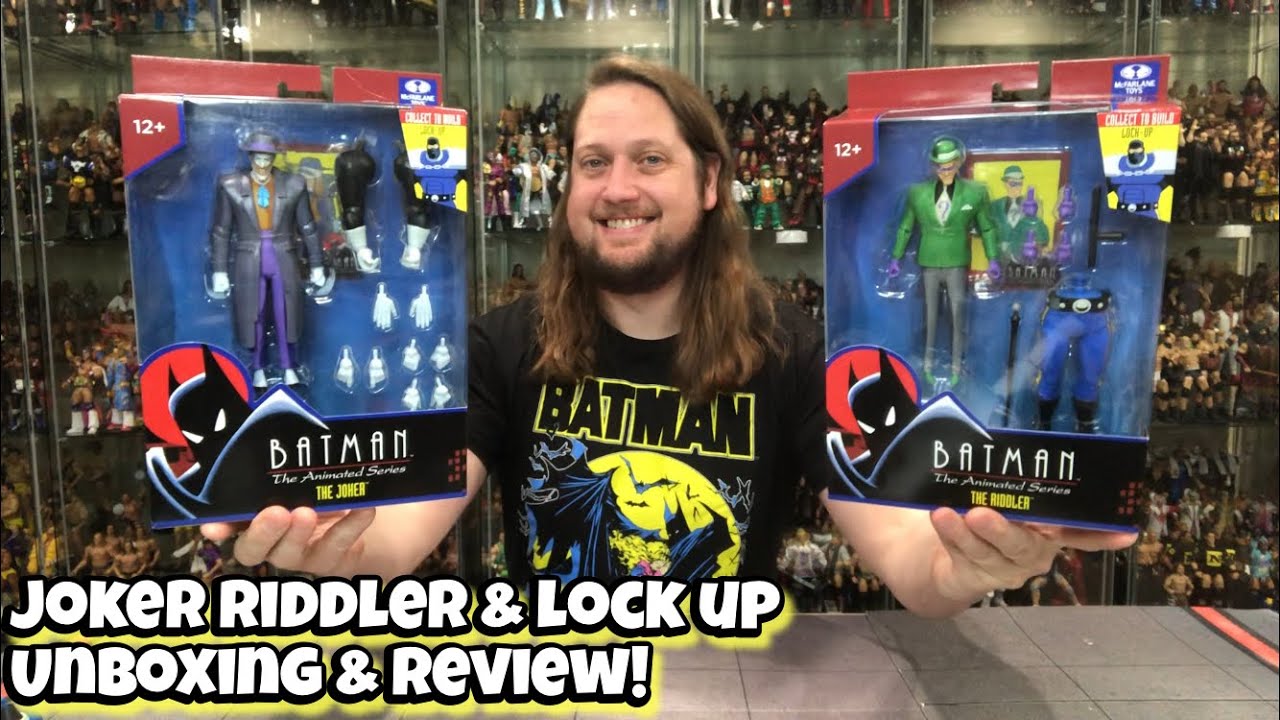 The Joker, Riddler & Lock-Up Batman the Animated Series Unboxing ...