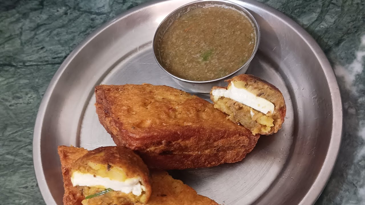 How to make Paneer Bread Pakoda | पनीर ब्रेड पकोड़ा कैसे बनाएं | टमाटर ...