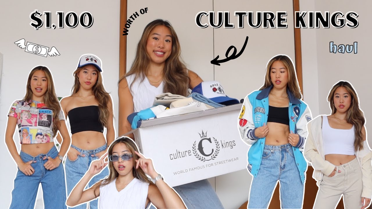 $1100+ CULTURE KINGS TRY ON HAUL - YouTube