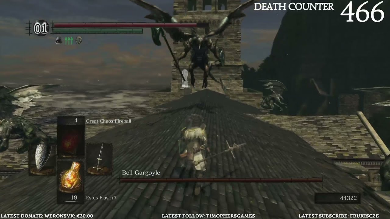 03 - Dark Souls Remastered New Game+2 Bossfights - Bell Gargoyles ...