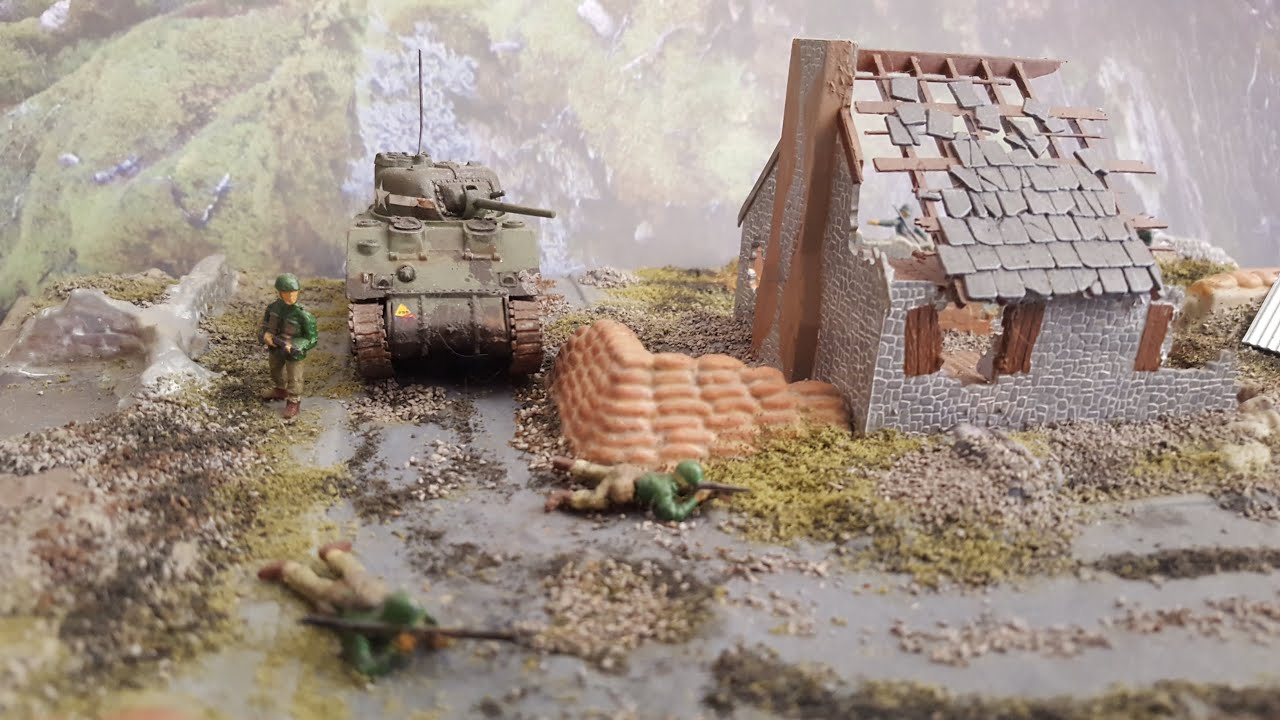 WW2 D-Day Battle Front Airfix 1/76 - YouTube