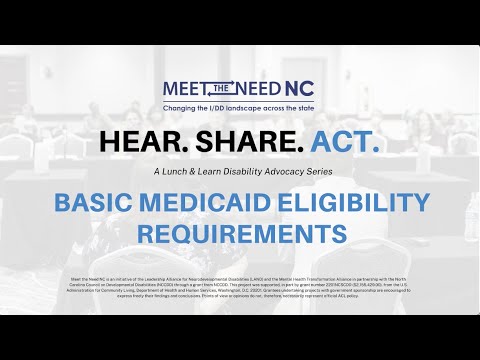 Basic Medicaid Eligibility Requirements - YouTube
