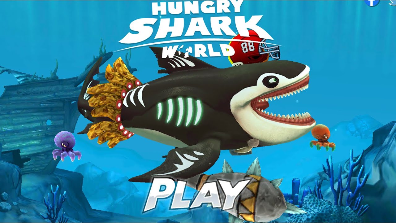 Hungry Shark World - Unlocked a New Skin Shark Jinxy #71 - YouTube