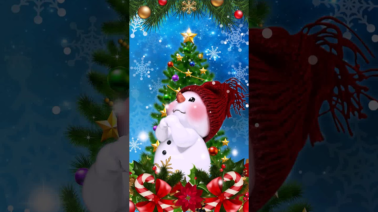 Galaxy Themes - [poly] a praying baby snowman - YouTube