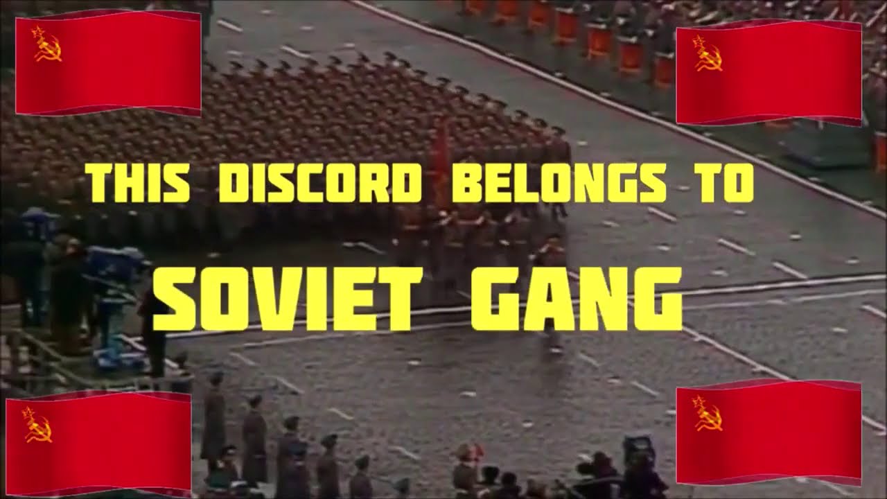 This Discord belongs to soviet gang - YouTube