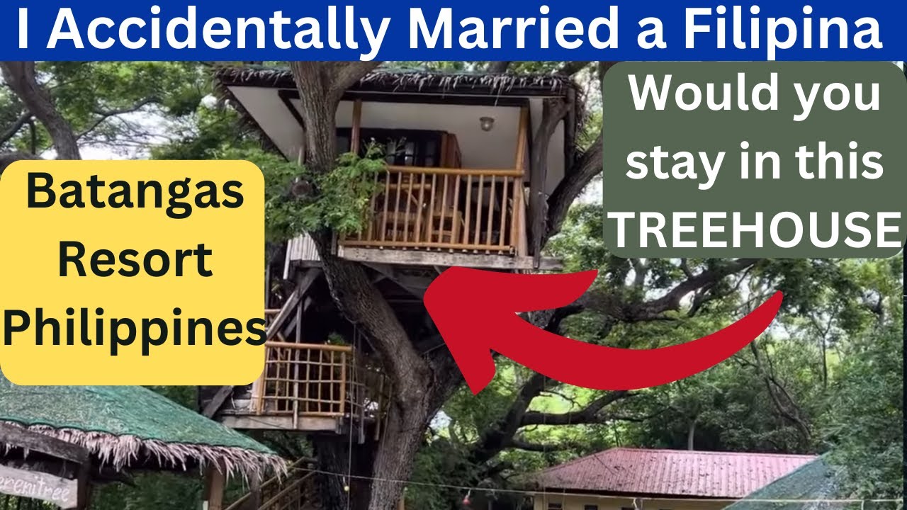 EP41 Treehouse overnight stay in Batangas New Harmony Beach Stilts ...