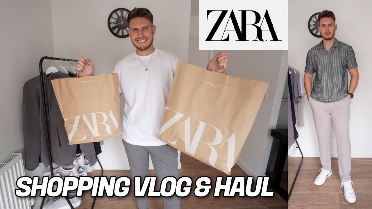 HUGE ZARA New In Men's Clothing Haul & Try-On | Manchester Weekend ...