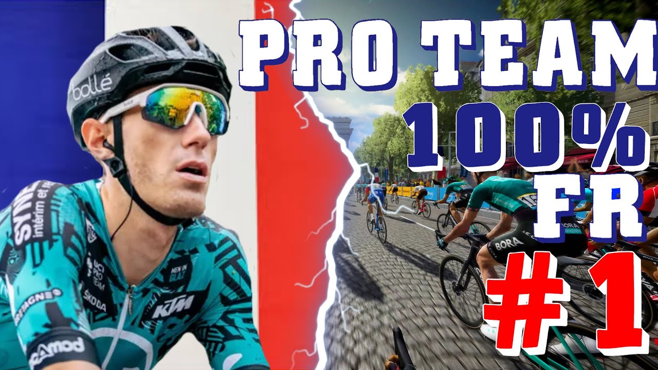 TDF 22 | Pro Team 100% Francais #1 #cycling #montventoux # ...