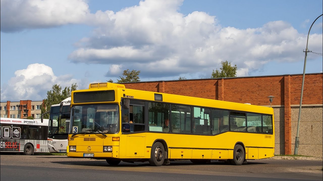 Mercedes Benz O405N2 #2184 | Panevėžys - YouTube