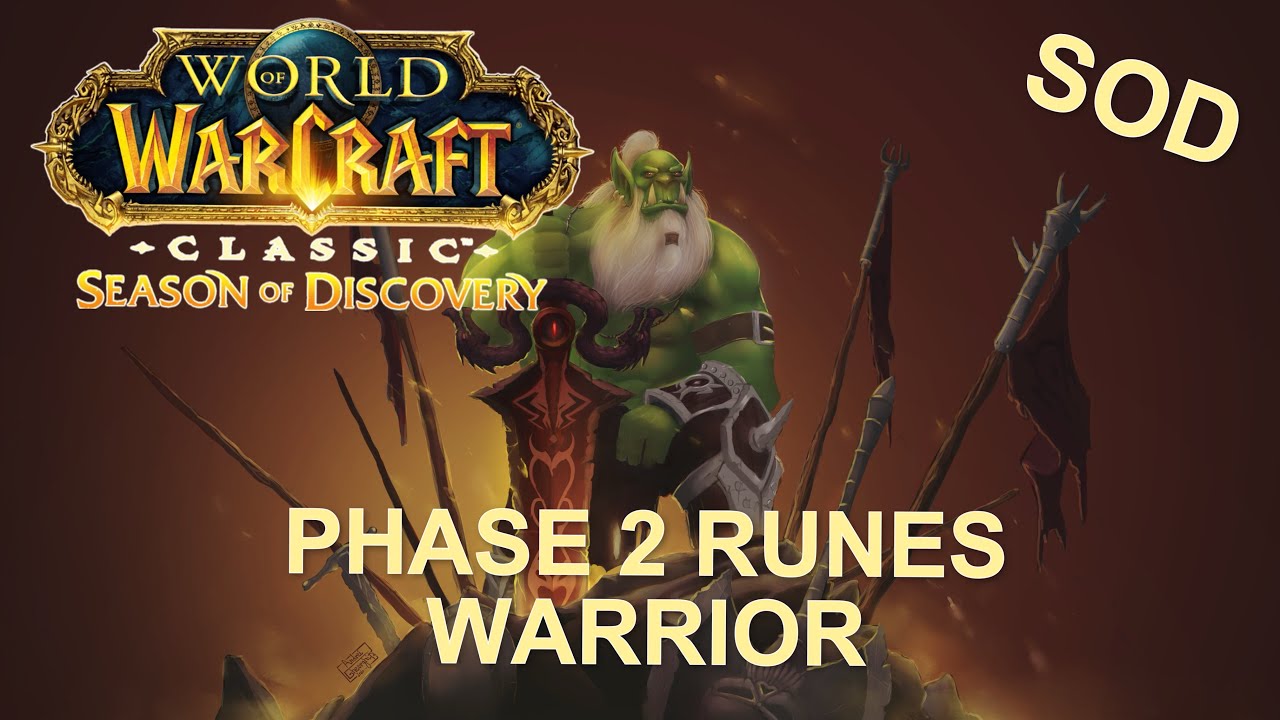 NEW Runes for Warrior SOD Phase 2 - YouTube