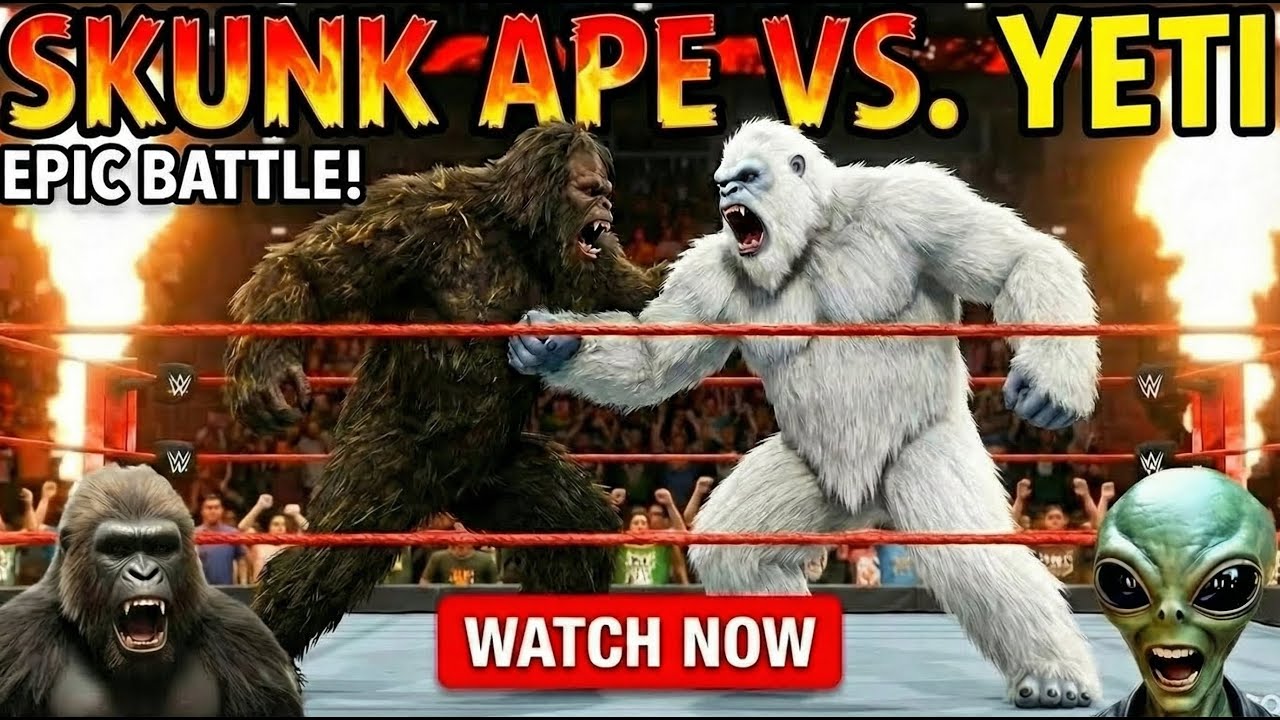 Who Would Win: Skunk Ape or Yeti in Wrestling? - YouTube