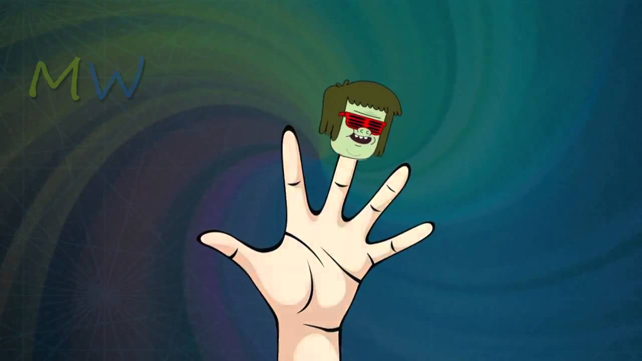Regular Show Finger Family Nursery Rhymes For Children | Finger Family ...