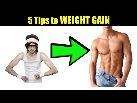 Easy 5 Tips for Weight Gain - YouTube