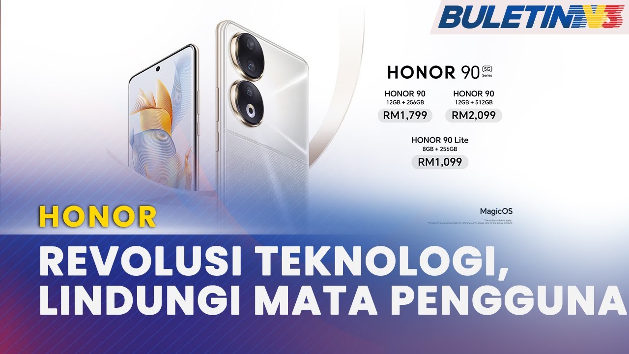 HONOR | Siri Honor 90 5G Perkenal Revolusi Baharu Telefon Pintar - YouTube