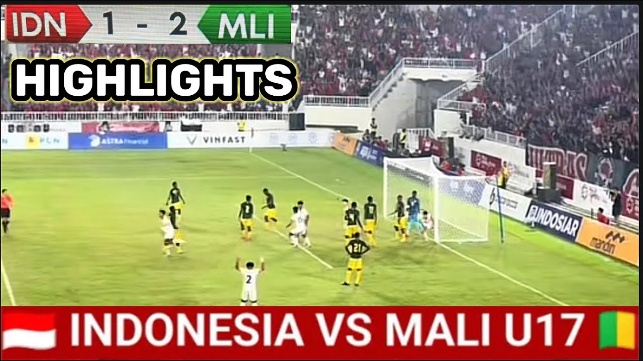 🔴FULL HIGHLIGHTS . INDONESIA U-17 VS MALI U-17 . FINAL PIALA ...