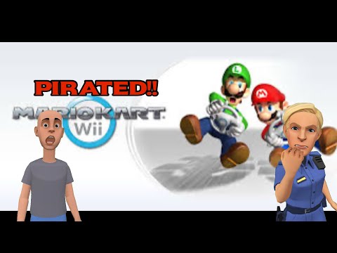 Classic Caillou plays a pirated game of Mario Kart Wii/Arrested/Grounded
