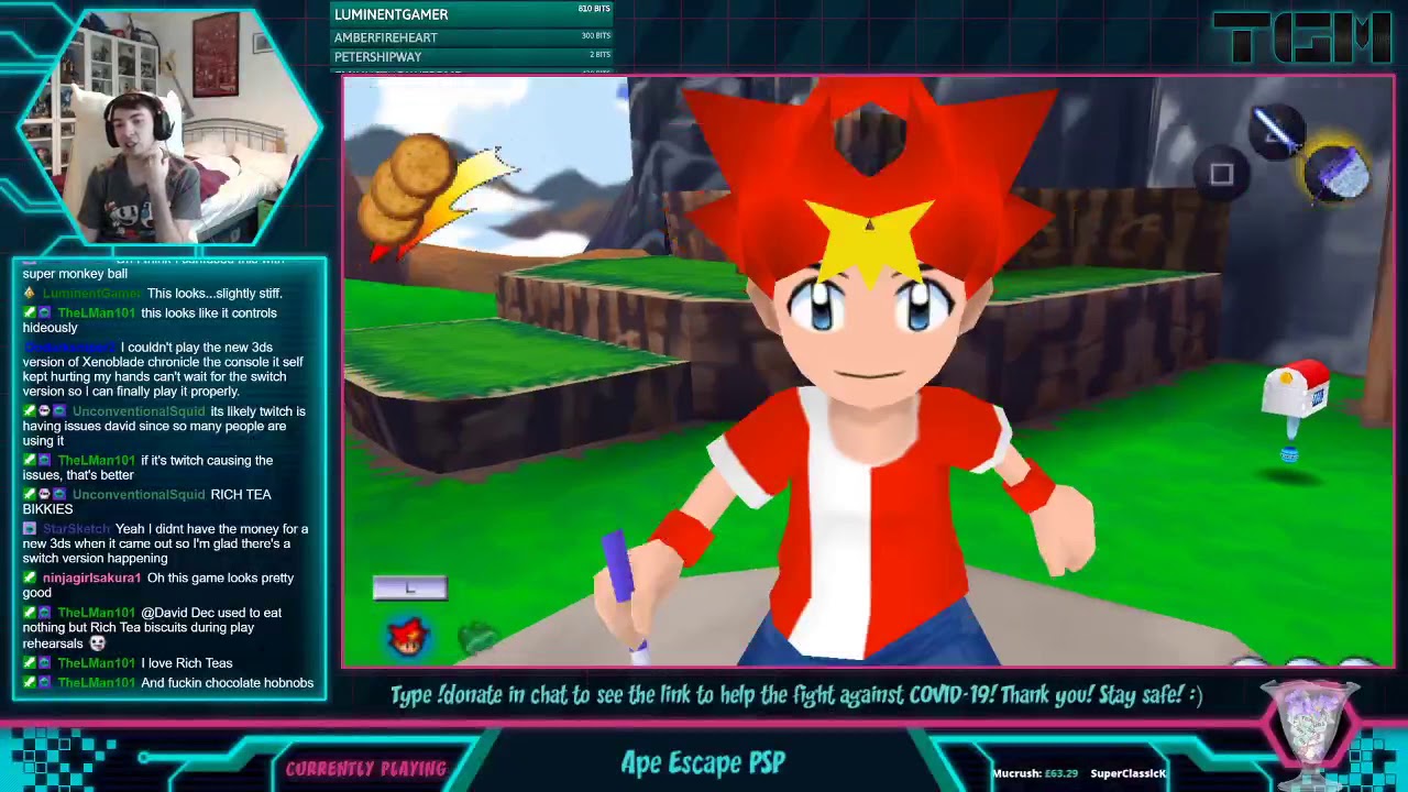 36 HOUR CHARITY STREAM - Part 4: PSP Ape Escape Games - YouTube