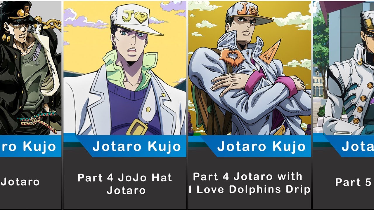 Jotaro Skins in JoJo Anime - YouTube
