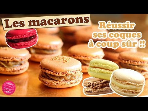 COQUES A MACARONS FACILES et INRATABLES en MERINGUE ITALIENNE !
