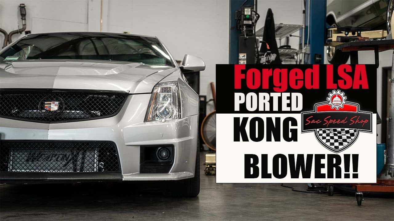 KONG Ported Blower! CTS-V Coupe - YouTube