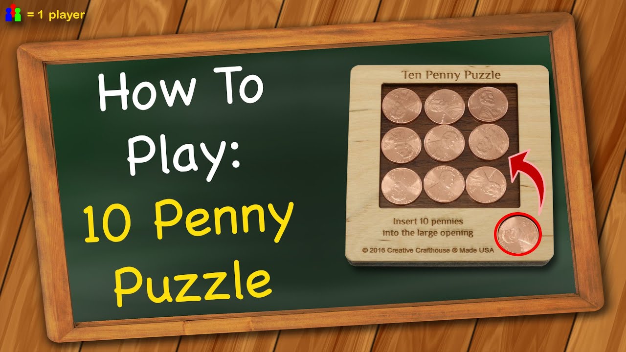 How To Play 10 Penny Puzzle YouTube How To Play 10 Penny Puzzle YouTube