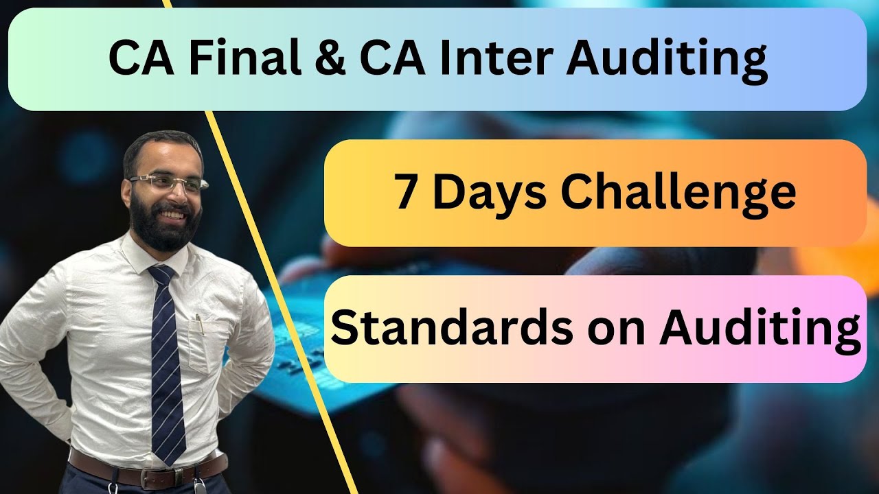 Day 2 | 7 Days Audit Challenge | Standards on Auditing | CA Final & CA ...