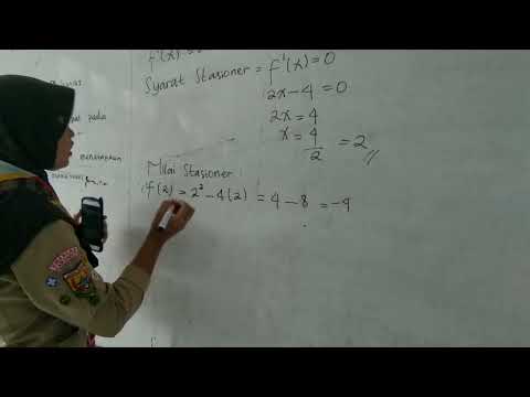 Menentukan nilai maksimum dan minimum suatu fungsi - YouTube