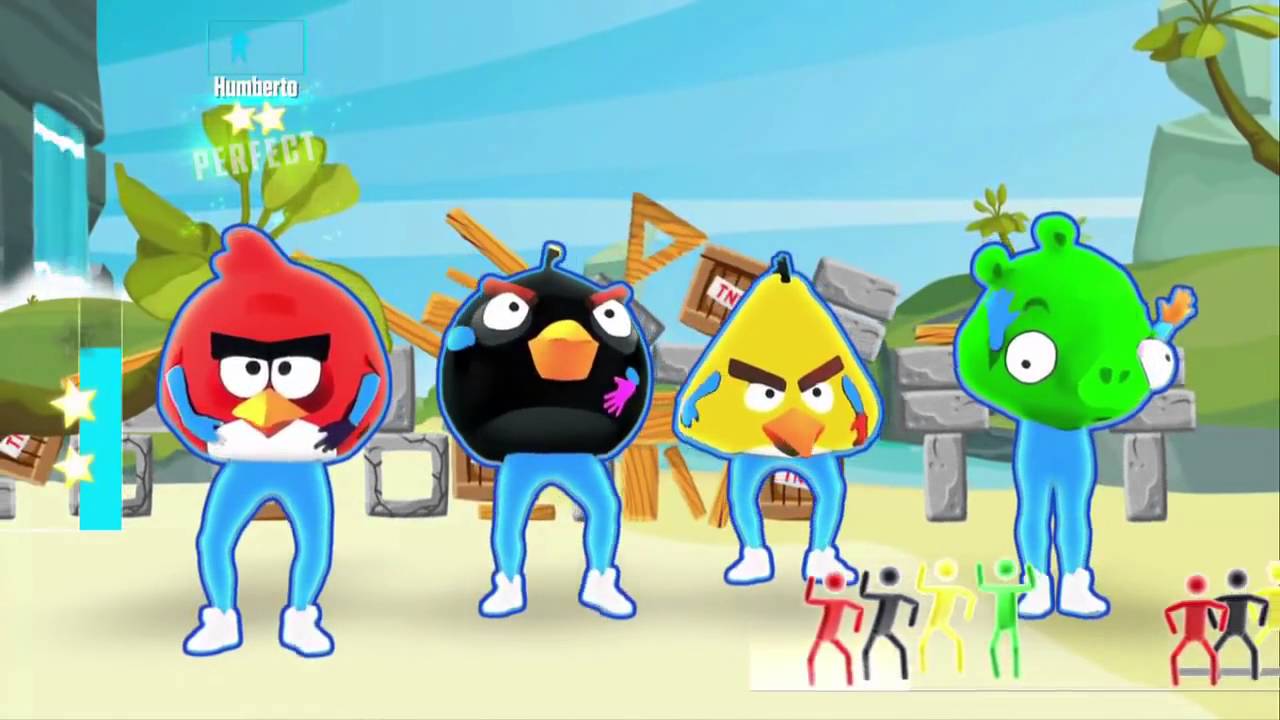Angry Birds Just Dance 2016 Full Gameplay 5 Stars KINECT - YouTube