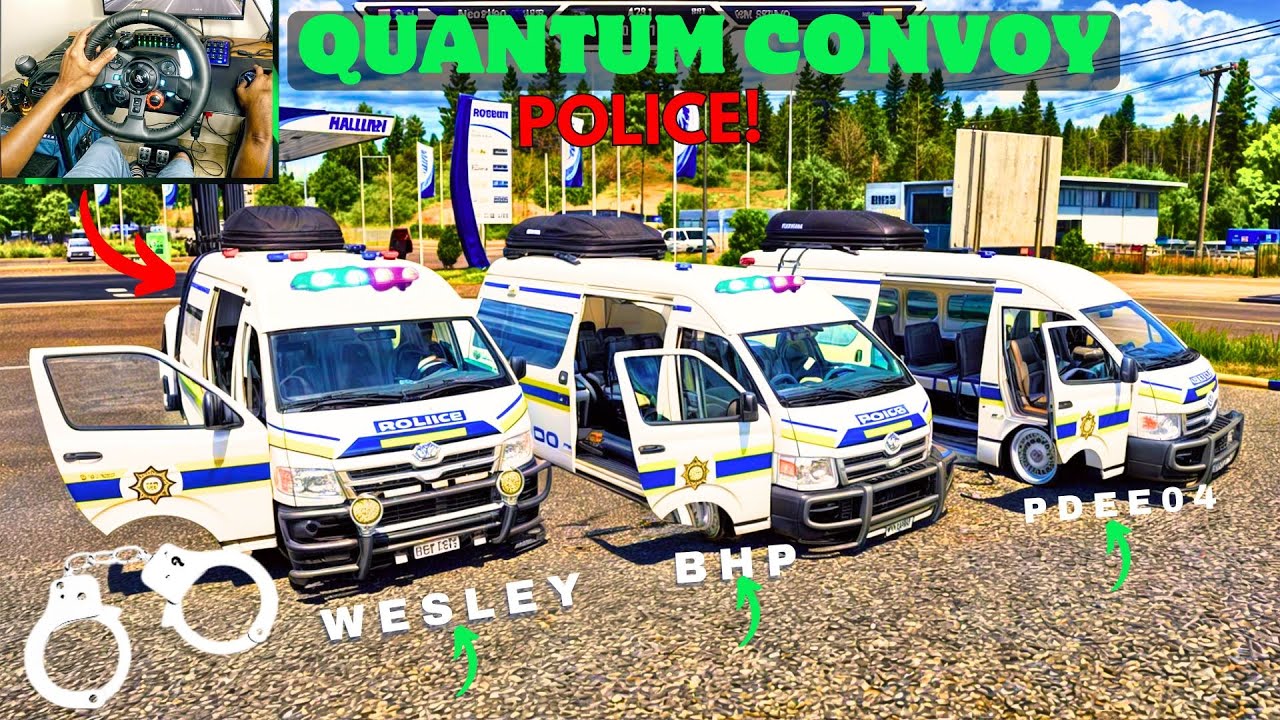 Quantum Police Convoy: 3 SAPS Online Multiplayer steering wheel ...