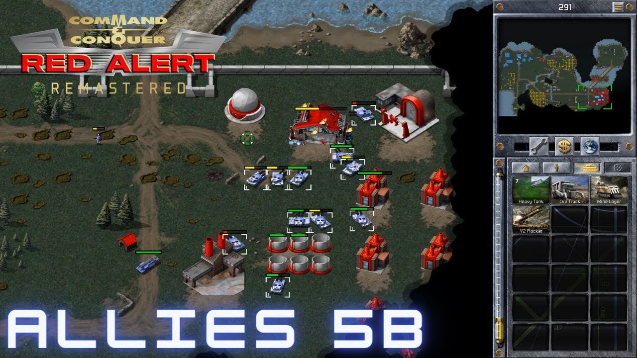 Command & Conquer Red Alert Remastered - Allied Mission 5B - TANYA'S ...