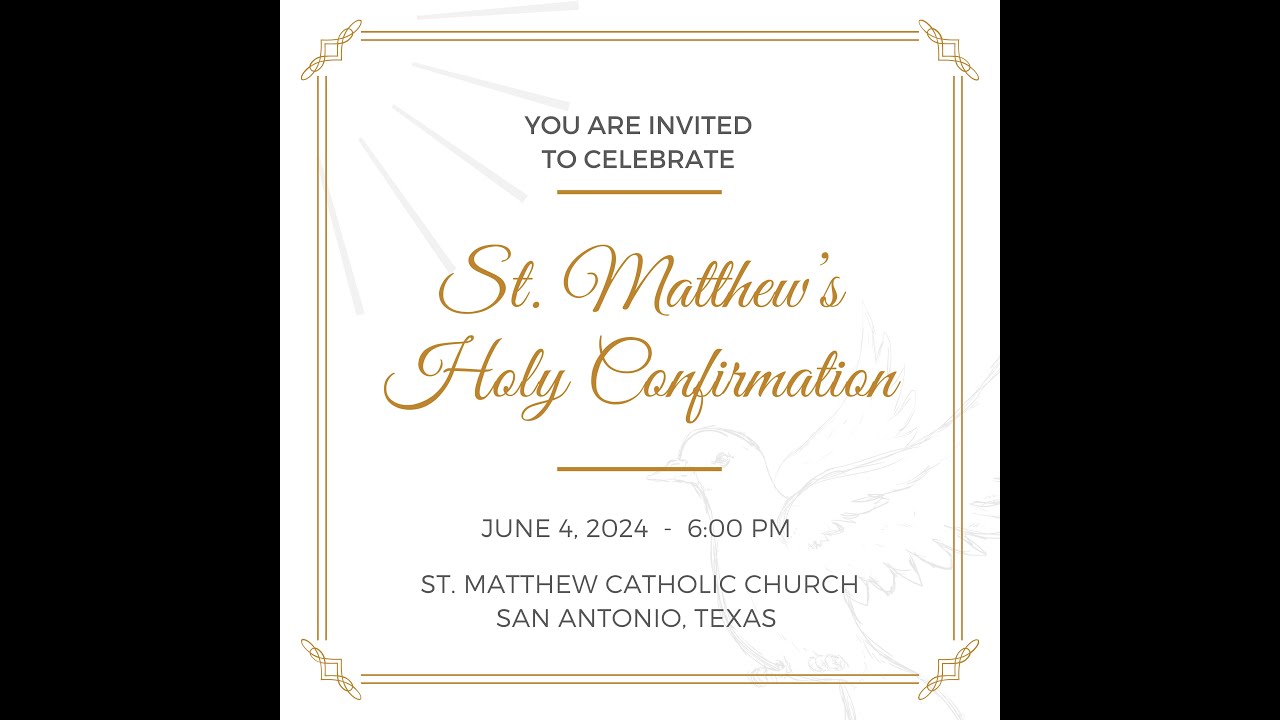 Examples Of Catholic Confirmation Letters Confirmation Prep