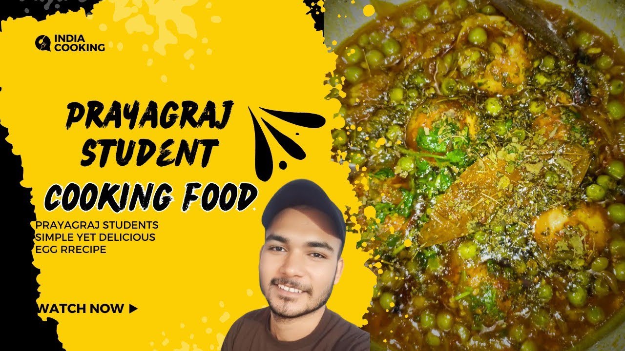 Prayagraj student cooking👨‍🍳🍲 food. // egg sabji recipe. // egg curry 🍛 ...