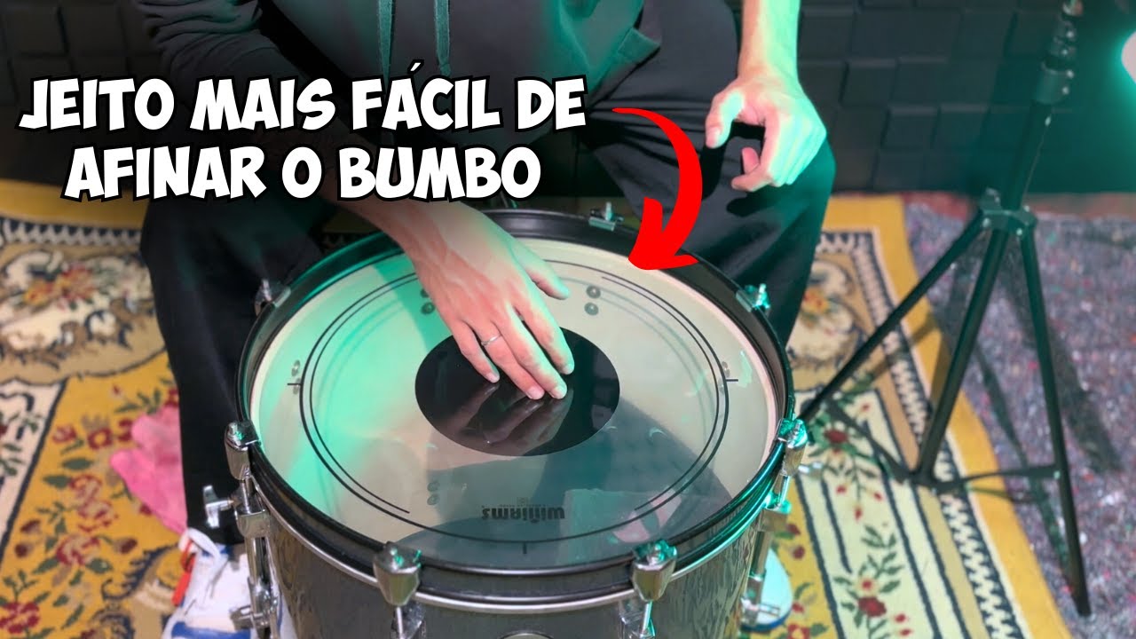 JEITO MAIS FÁCIL DE AFINAR O BUMBO DA BATERIA!! - Allan Specter - YouTube