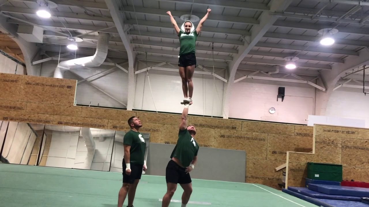 Michigan State Cheerleading Tryout Video Example - YouTube