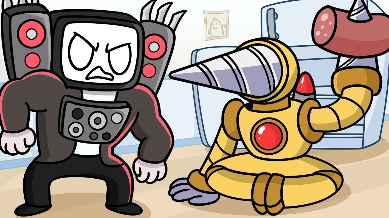 TITAN SCREWDRIVER MAN DAILY LIFE // Poppy Playtime Chapter 3 Animation ...
