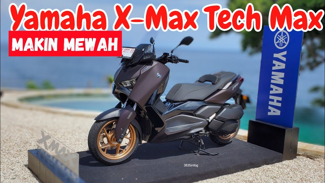 MEWAH 🤩 YAMAHA XMAX TECH MAX MAGMA BLACK | Keneketo Daily - YouTube